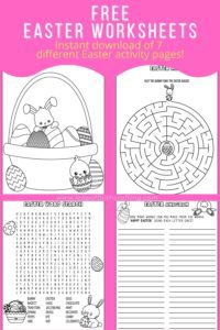 25 Free Easter Printable Activities, Games, and More (No E-Mail Address ...