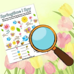 Springtime Fun: I Spy Printable - These Hungry Kids