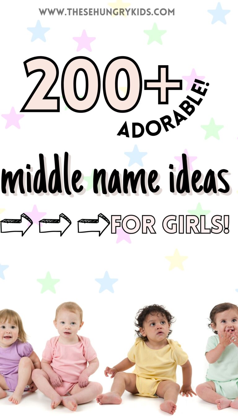 200+ Best Baby Girl First And Middle Names – These Hungry Kids